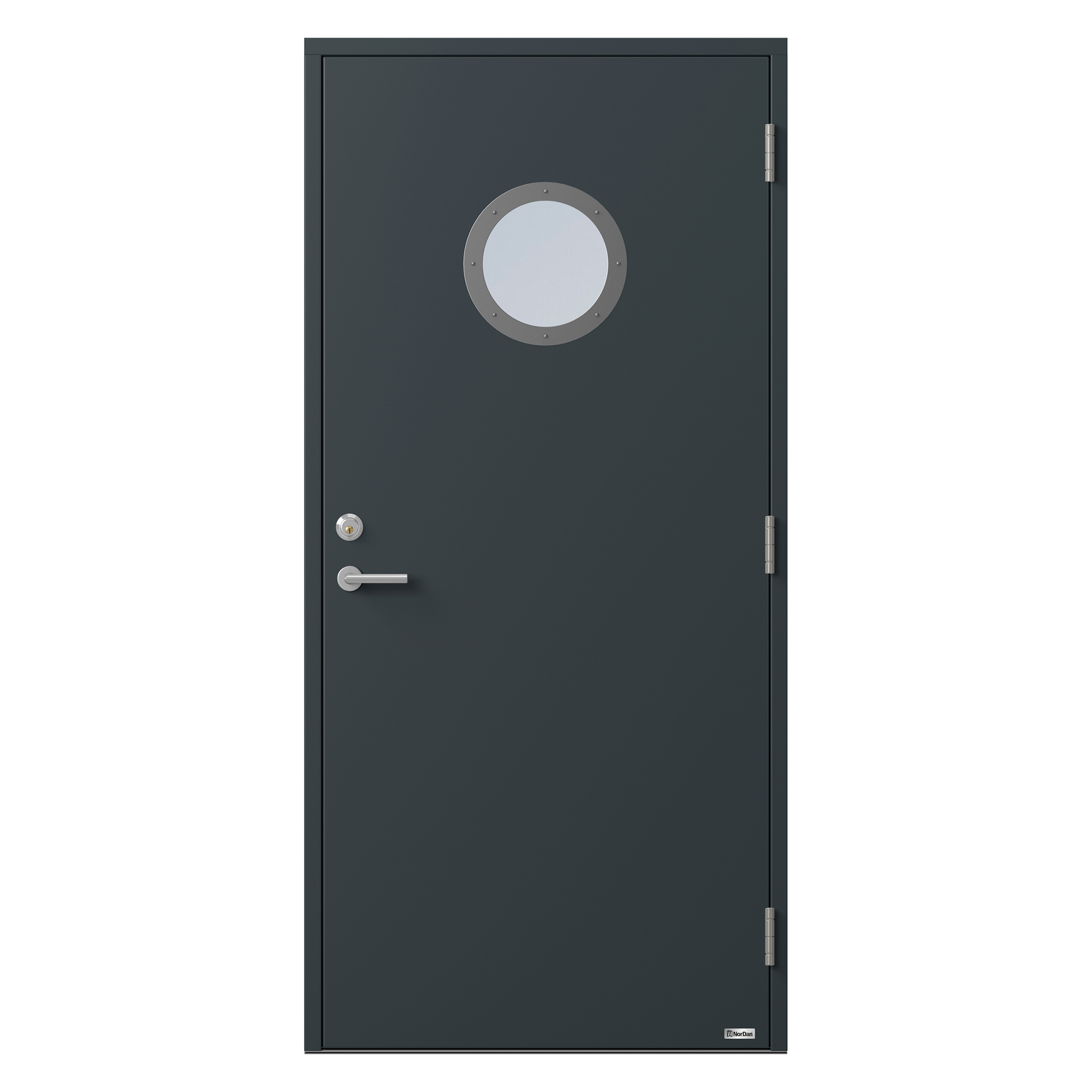 Ytterdörr NorDan Bor Neo 861G BxH: 90x200 Höger, RAL 7016, Antracitgrå- 8610920721999_7016