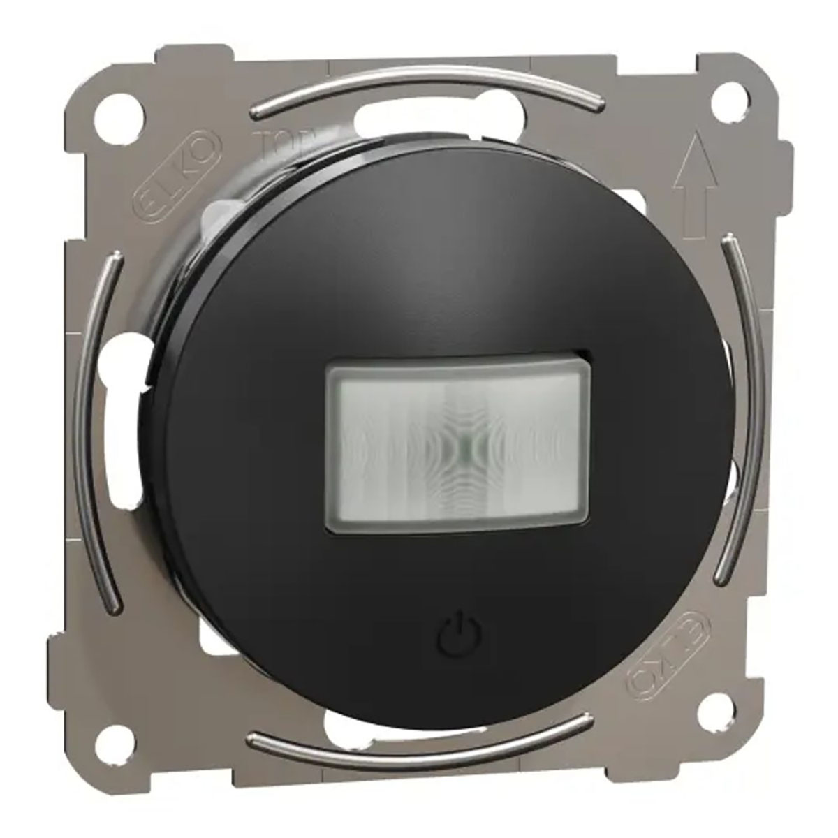 Rörelsevakt Elko One med Inbyggd Tryckknapp 10A 160º Infälld Svart ...