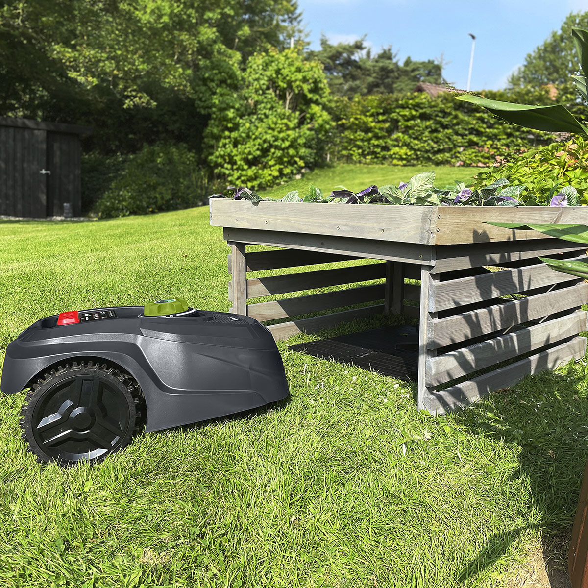 Garage Grouw För Robotgräsklippare hos Badshop.se
