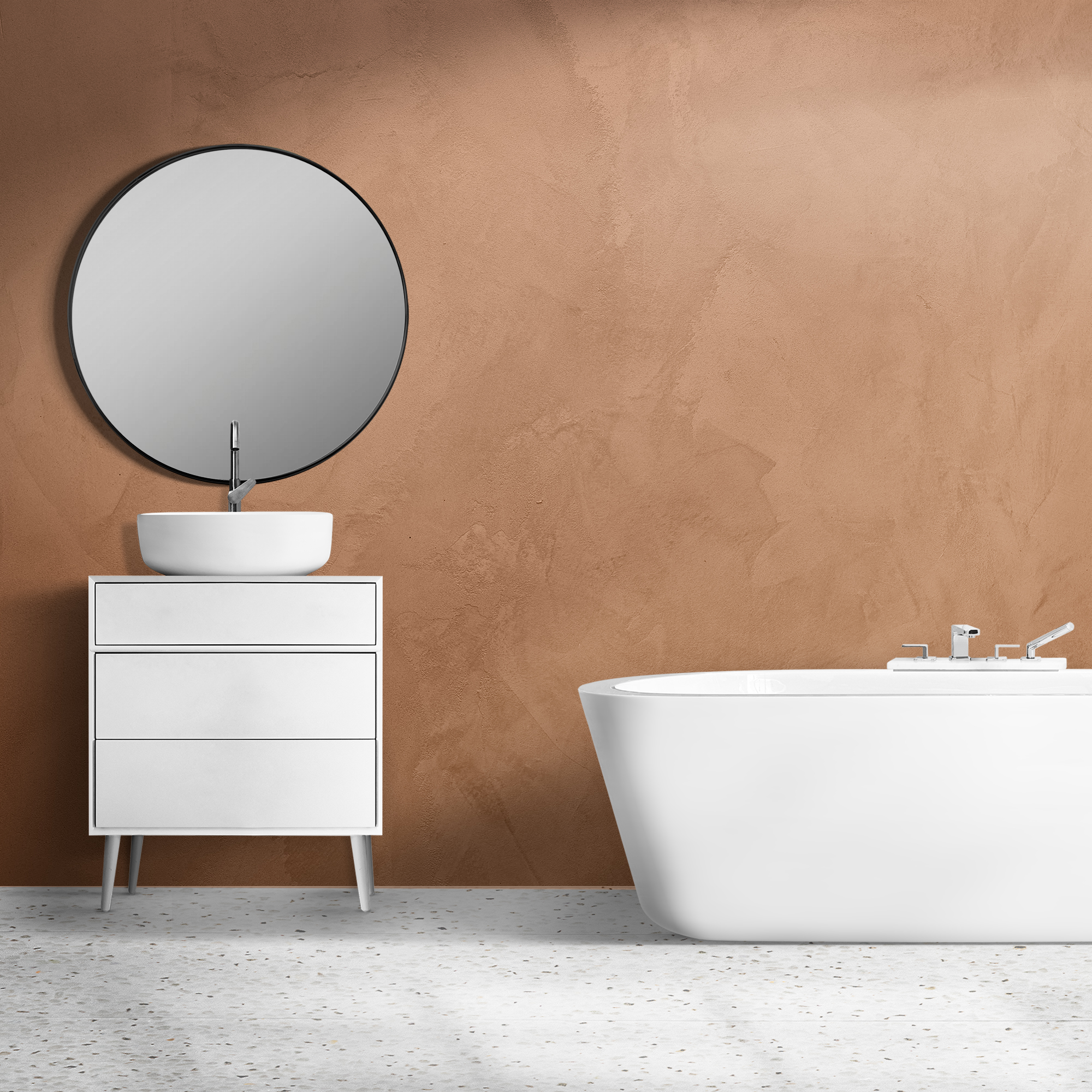 Microcement Konkral Komplett Paket Sealer Elite 8.Peach 10 kvm- 7135043 ...