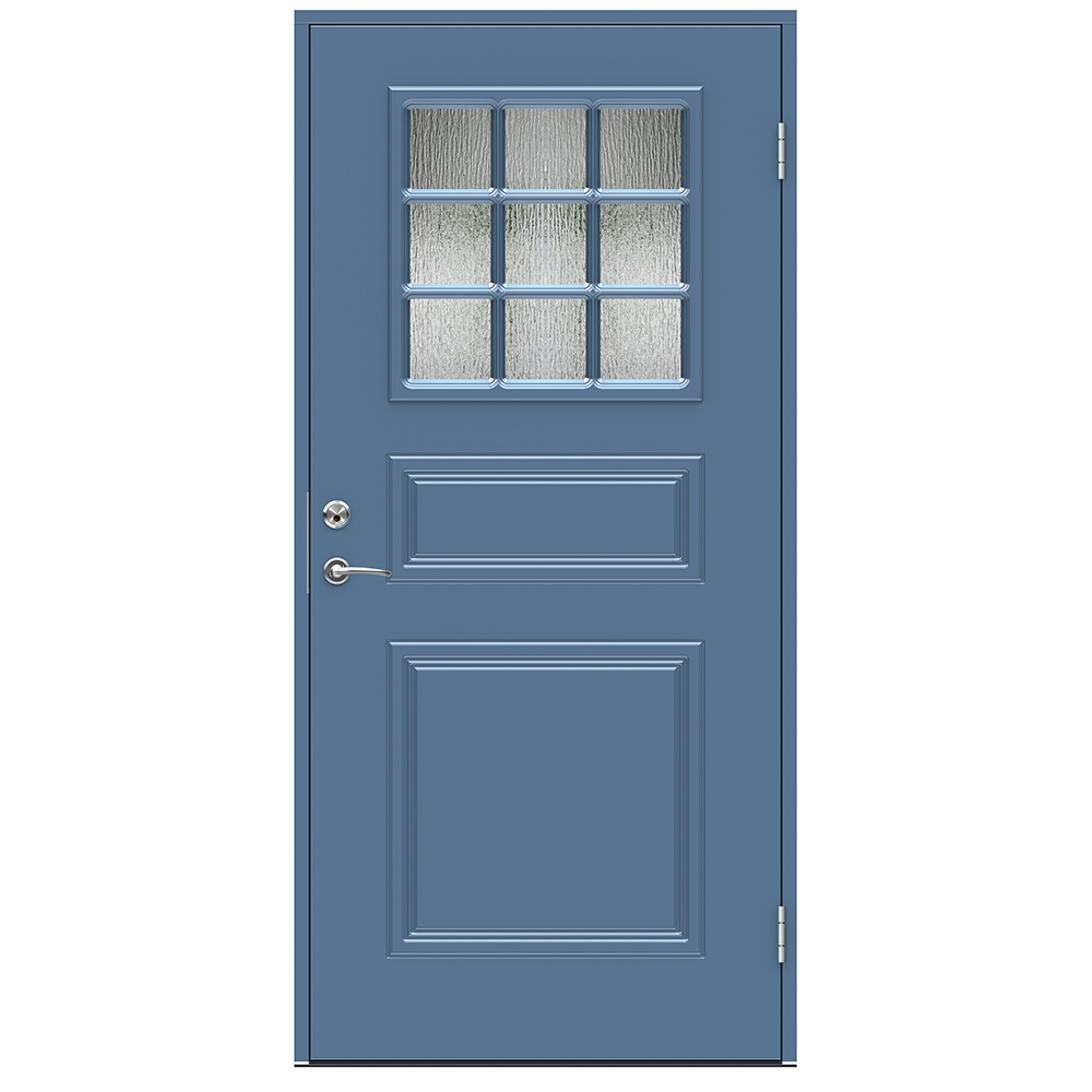 Ytterdörr Swedoor Ives Cotswoldglas BxH: 90x200 cm. Vänster. NCS-S-5020 ...